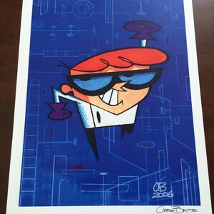 Dexter's Laboratory Digital Mini Print - Etsy