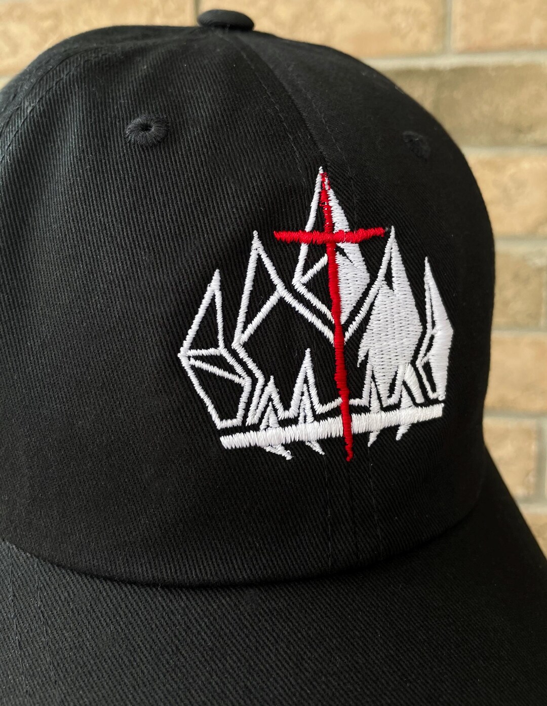 Embroidered King Jesus Christian Cross Hat - Etsy