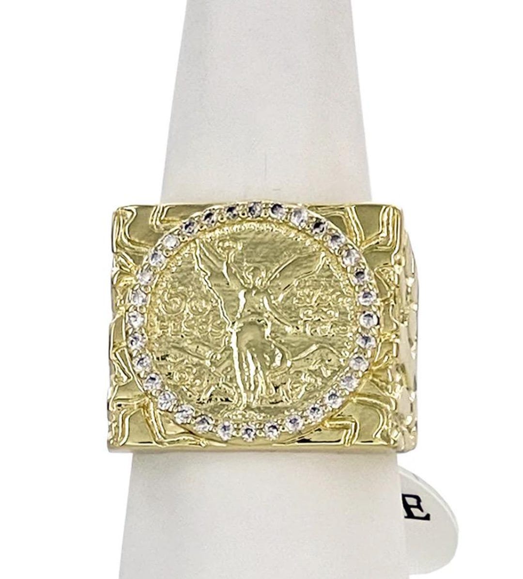 Mens Centenario Nugget Ring Anillo Centenario Sz - Etsy