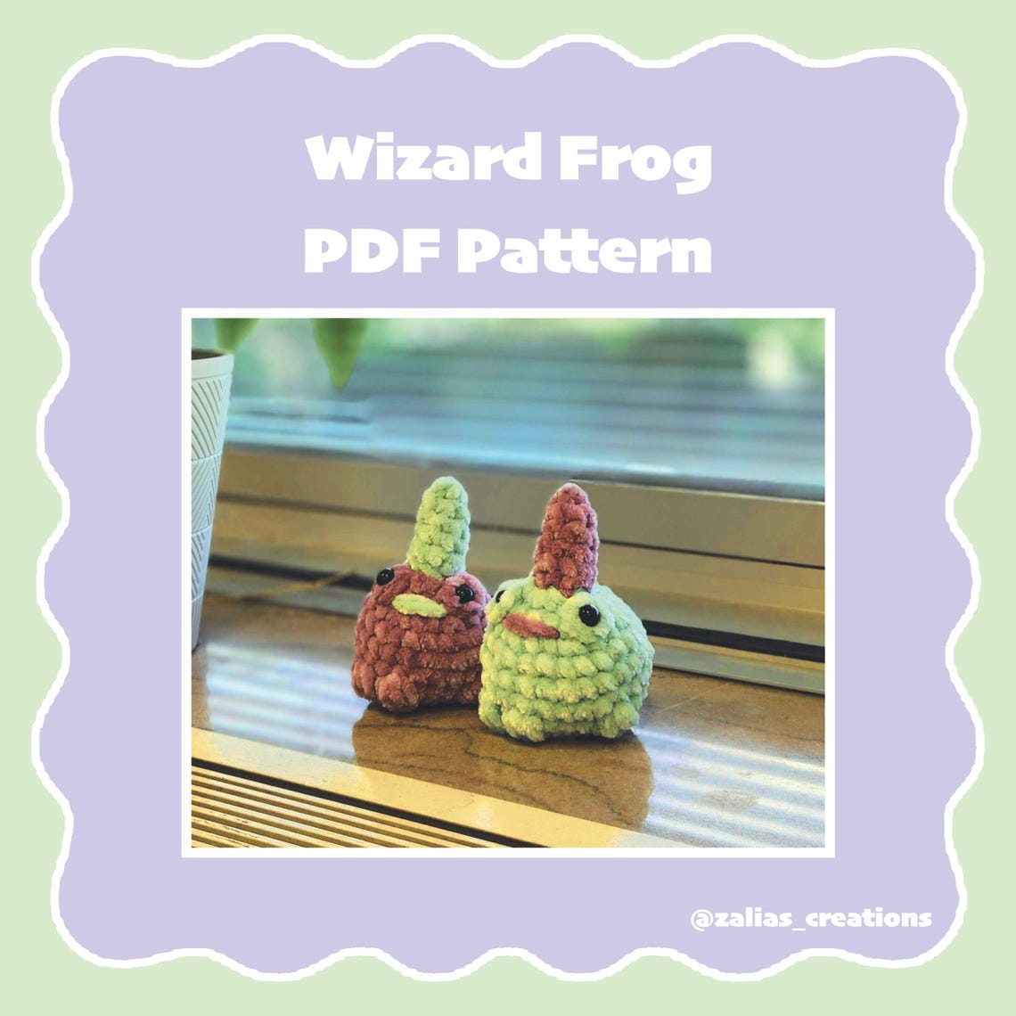 Wizard Frog Amigurumi Crochet Pattern | DIY Toy (PDF Pattern) - Etsy