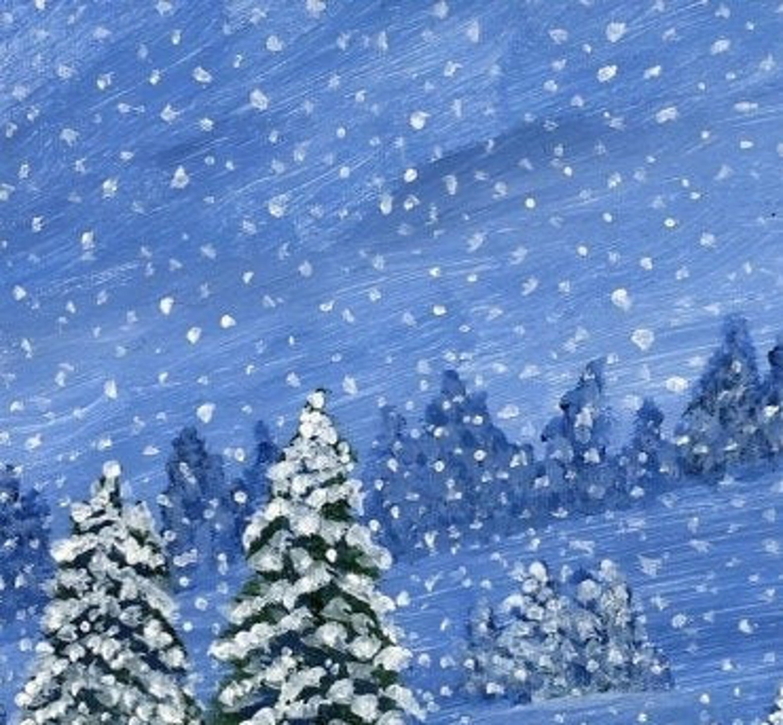 Winter Storm Landscape Maine Winter Landscape Winter Forest Art Print ...