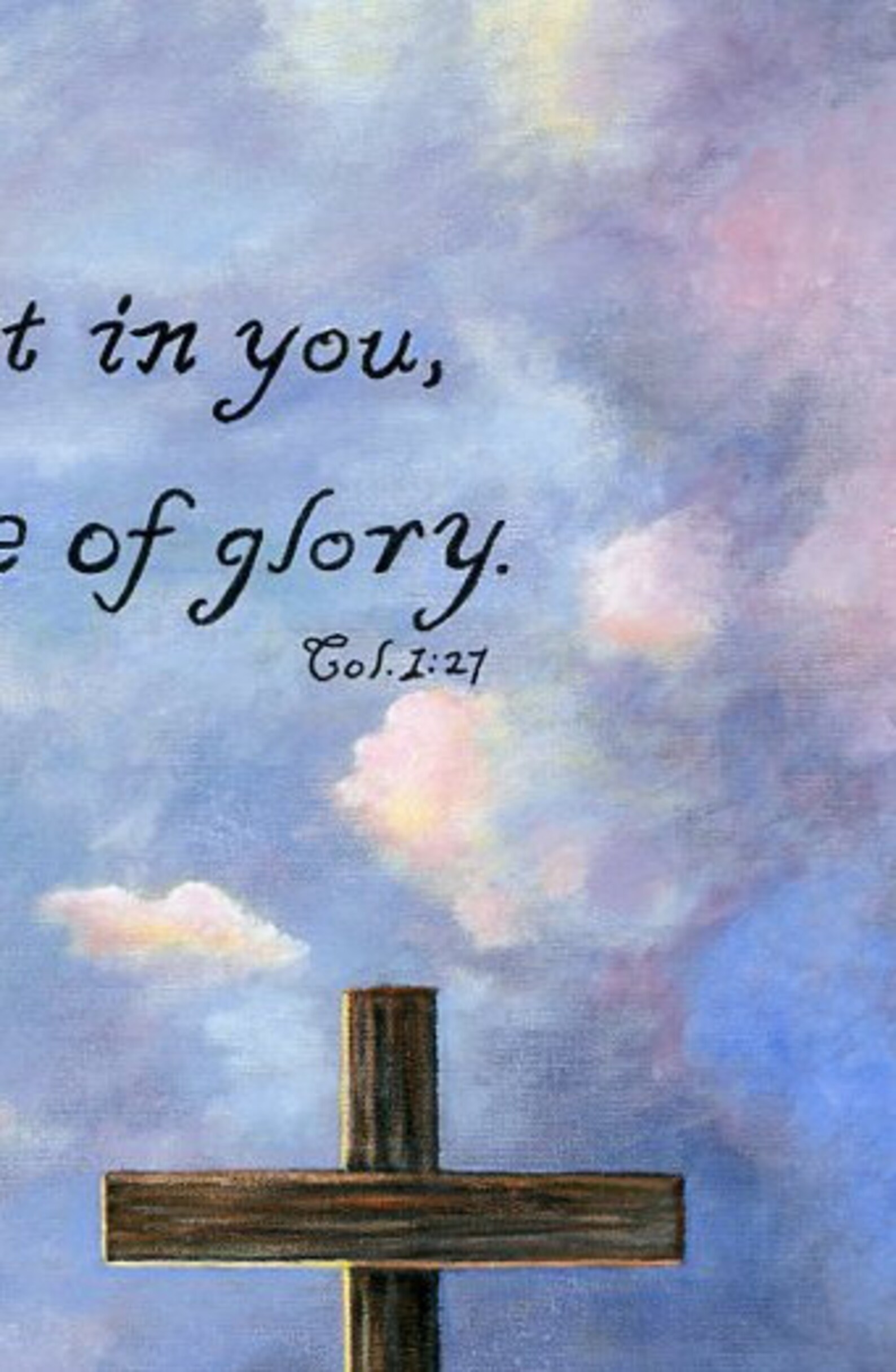 Bible Verse and Cross Art Print Bibical Scripture Art - Etsy