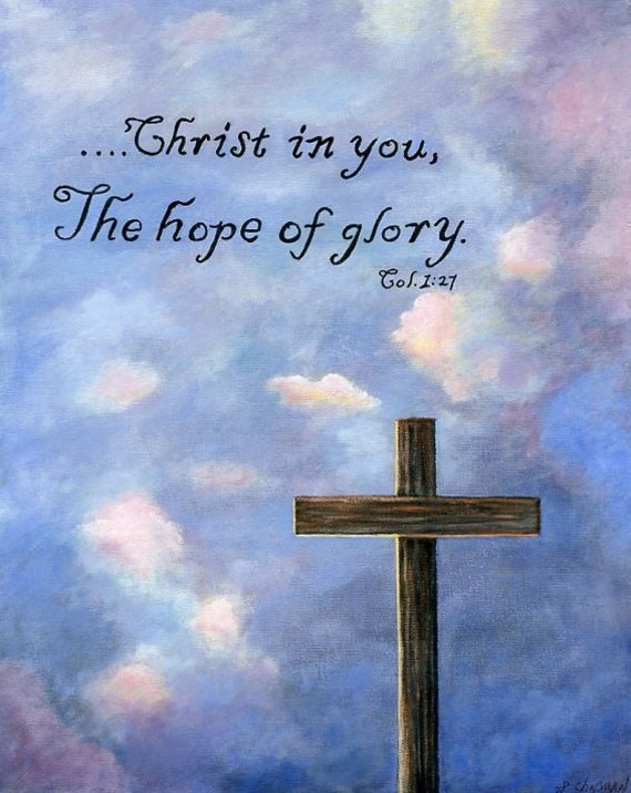 Christian Cross And Bible Verse