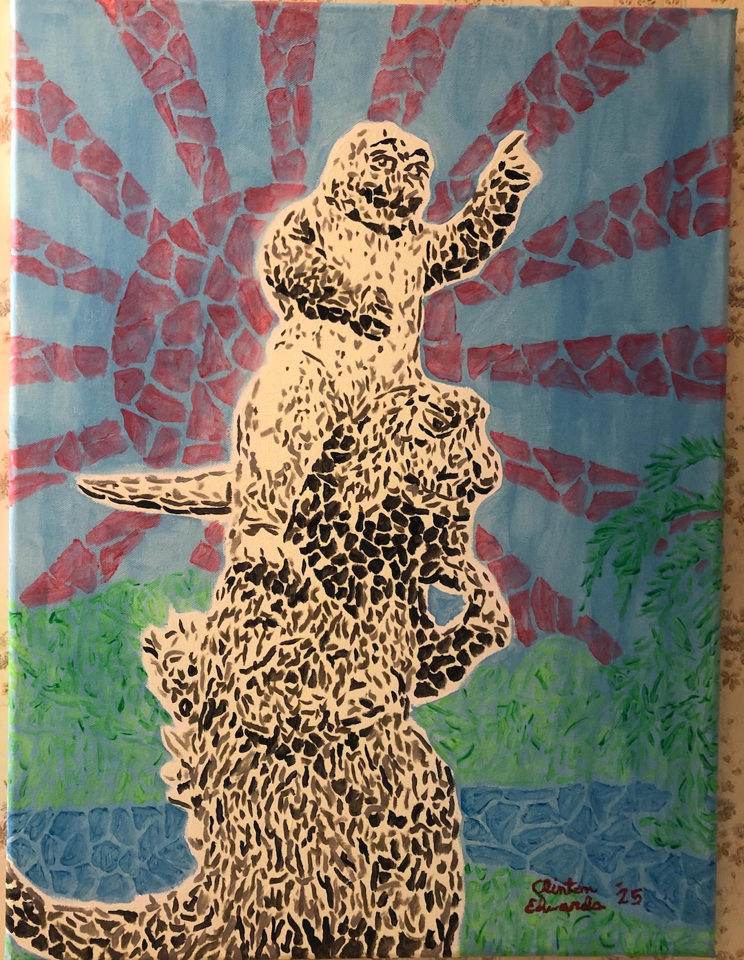 Godzilla and Godzuki - Etsy