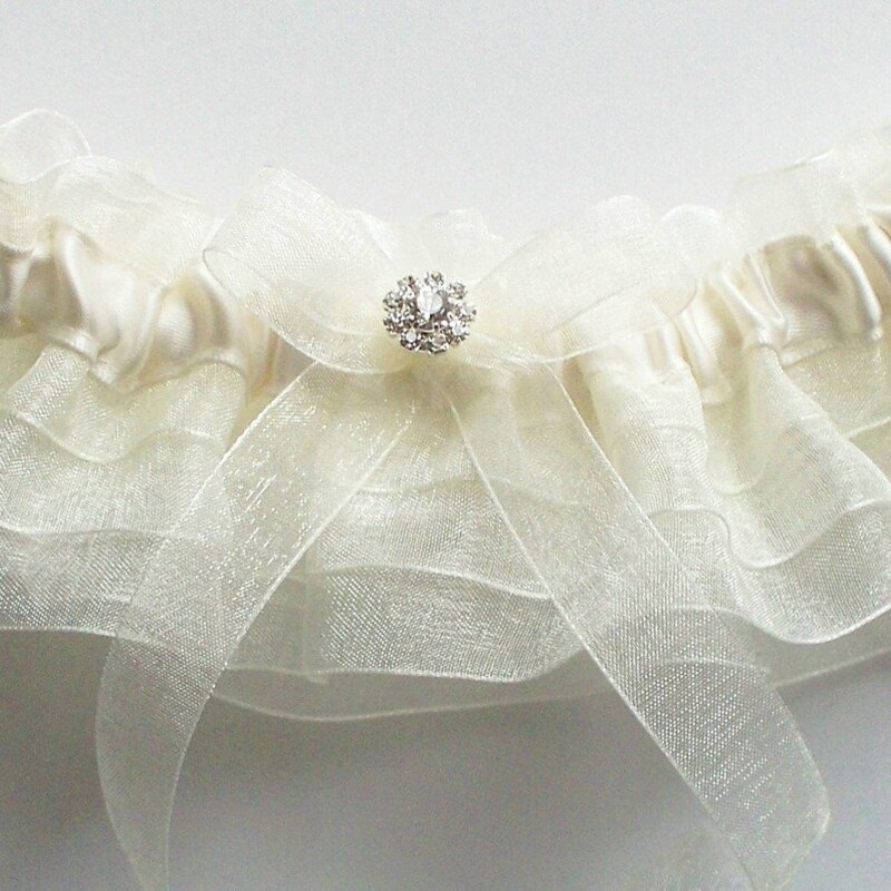 Ivory Bridal Garter - Etsy
