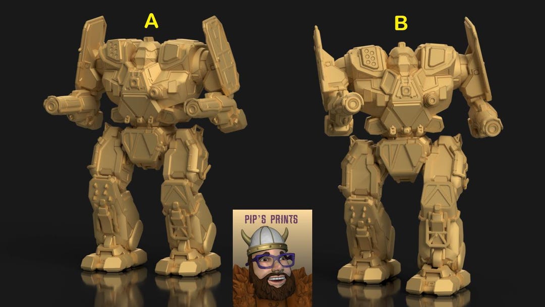 MAL-3F Mauler "lancer" Mech CGL Scale Syllogy Two Variations! - Etsy