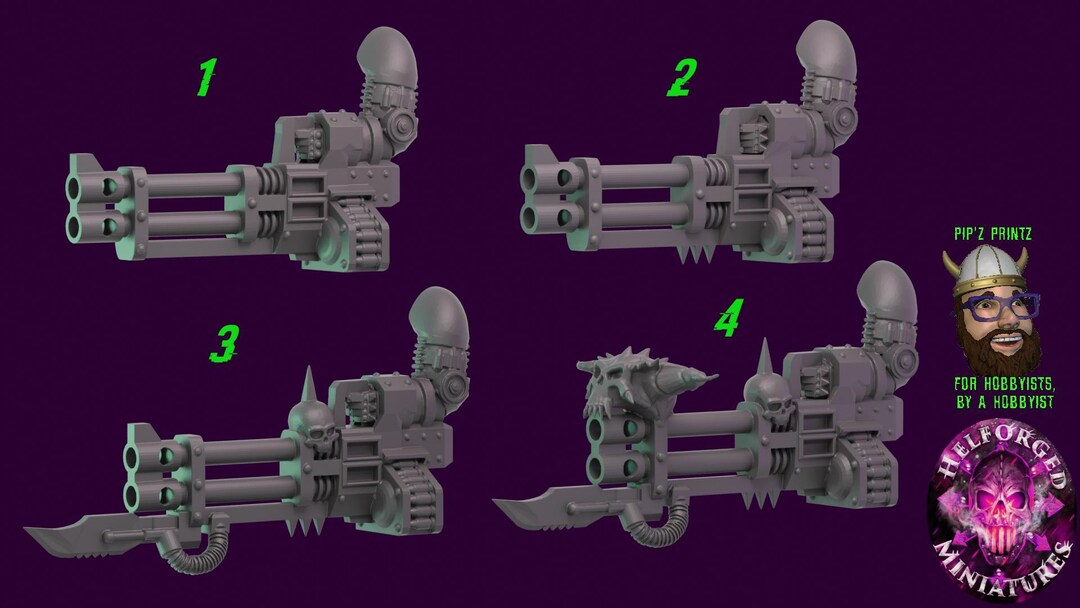Satyr-9 Terminator 1x Autocannons Modern Tabletop and Large Scale - Etsy