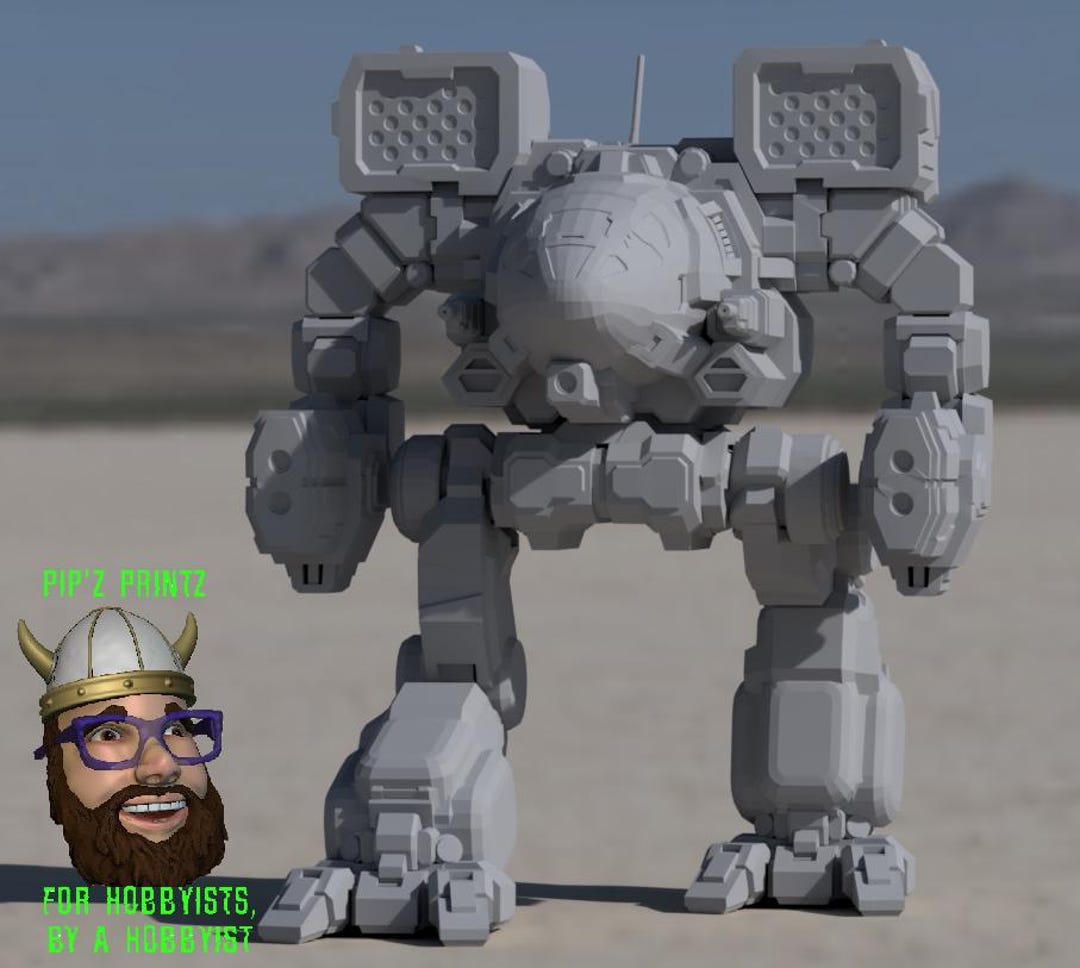 Twf-prime 4 Timber Wolf Aka "mad Cat" Alt Mech Model 6mm-10mm - Etsy
