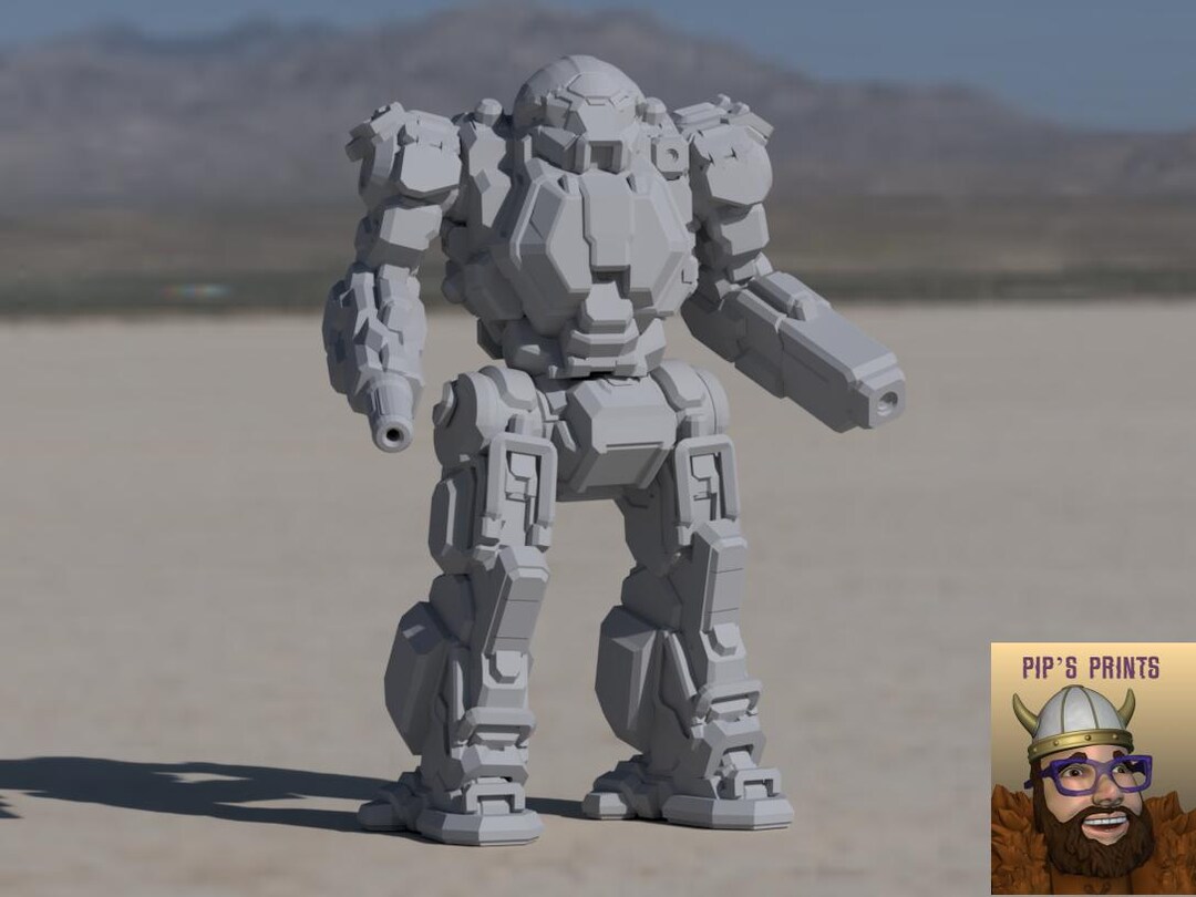 ENF-4R Enforcer Alternate Mech Model 6mm-10mm-15mm - Etsy