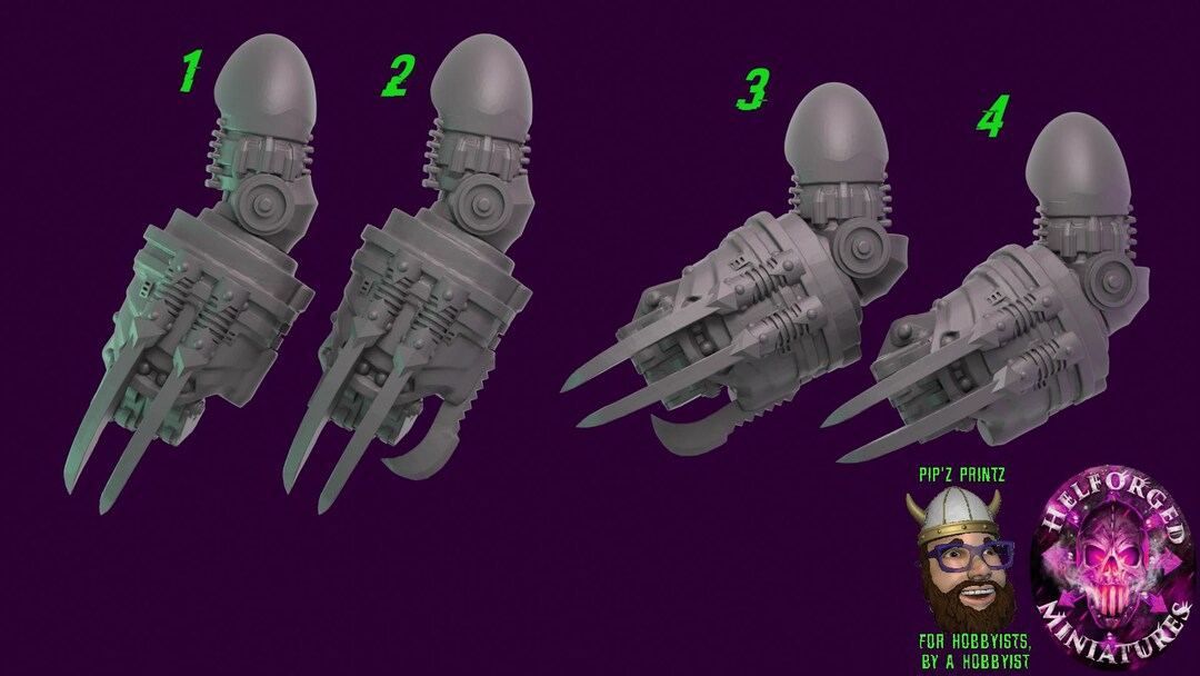 Satyr-9 Terminator 1x Power Claws Modern Tabletop and Large Scale - Etsy