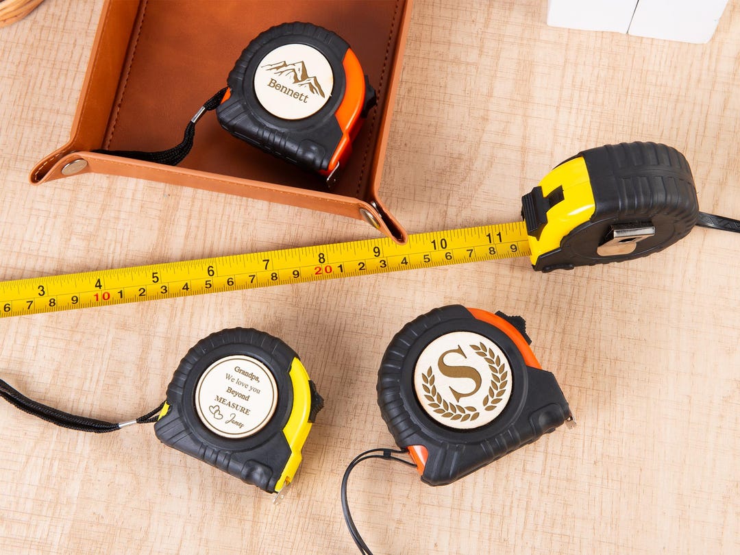 Handmade Engraved Tape Measure, Personalized Gift for Him - Etsy