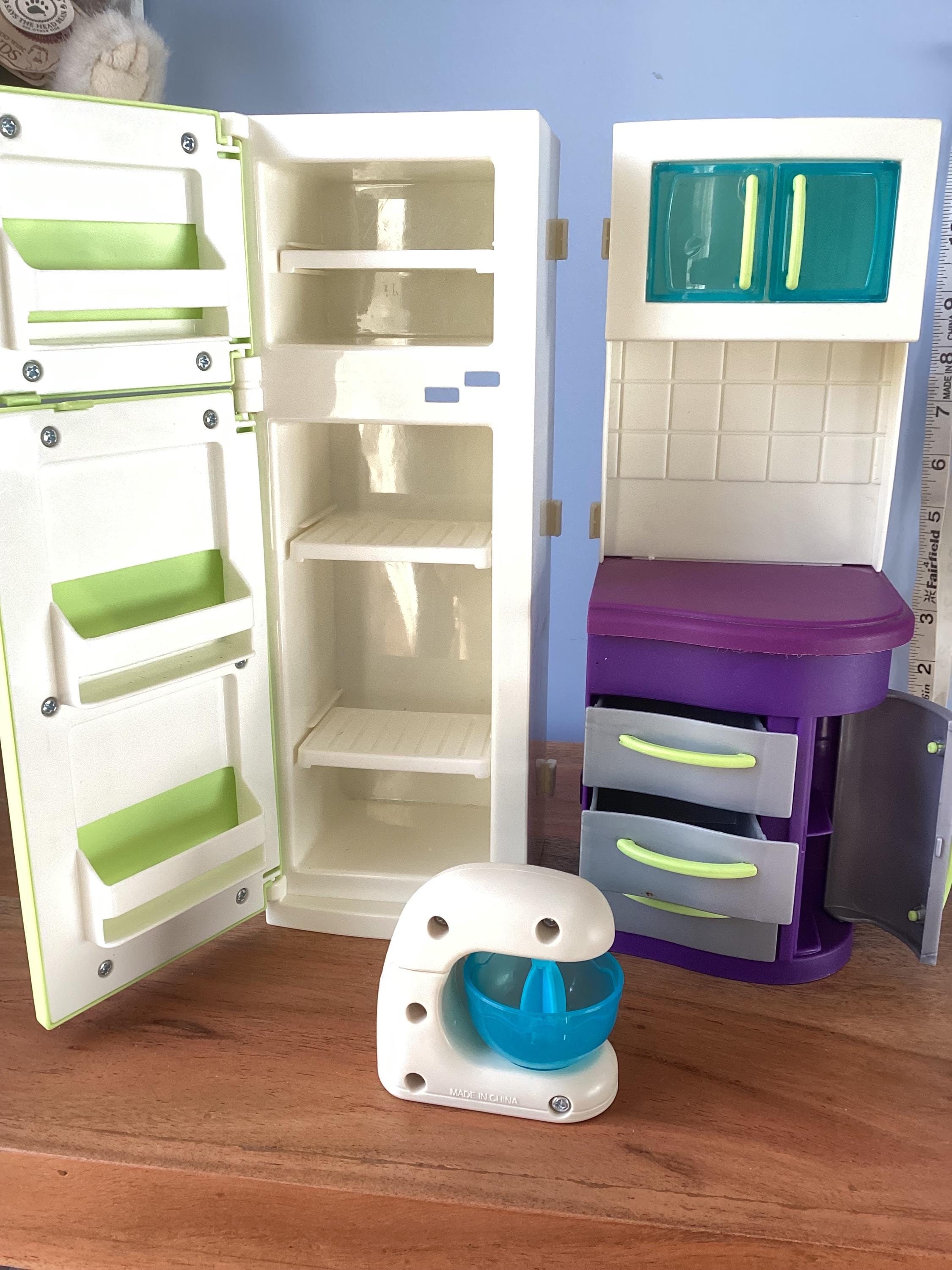 Vintage Barbie Dollhouse Size Kitchen Laundry Room Furniture With Sound ...