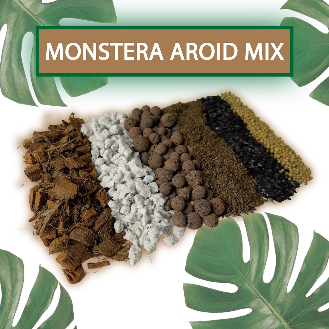 Tropical Plant Potting Mix: Chunky Aroid Soil for Monstera - Etsy
