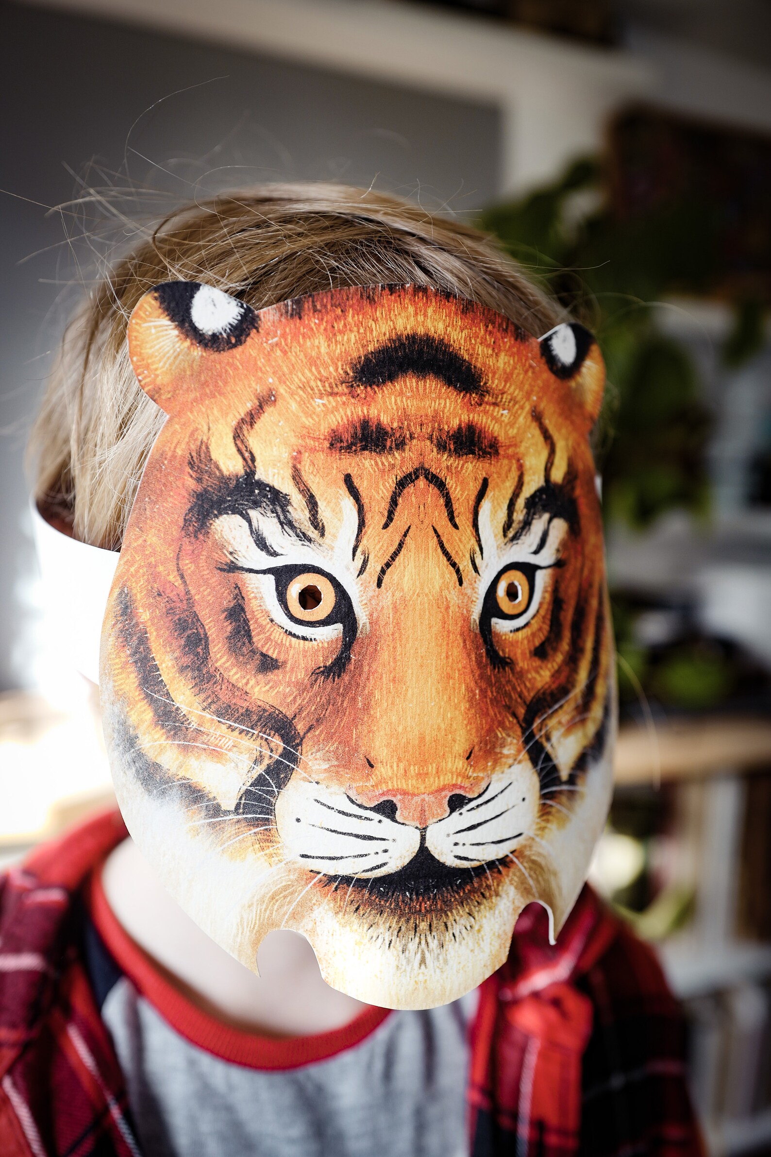 Tiger Mask Print and Cut Out DIY Mask - Etsy