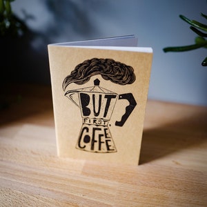 But First, Coffee - A6 Notebook / Sketchbook / Journal - Etsy