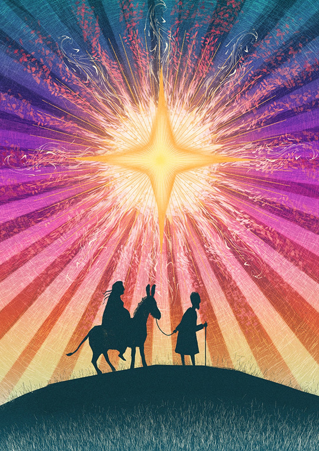 The Star Mary & Joseph 72 Dpi Digital File - Etsy