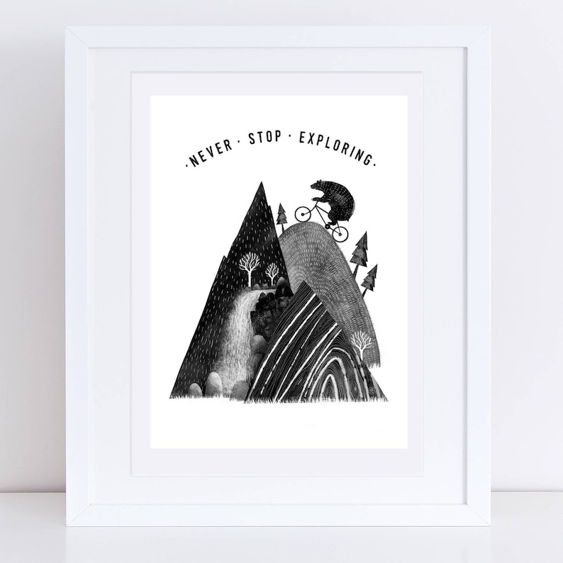 Mountain Bear 2017 - Signed Print - Etsy UK