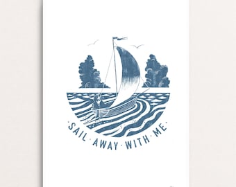 Sail Away With Me | Etsy