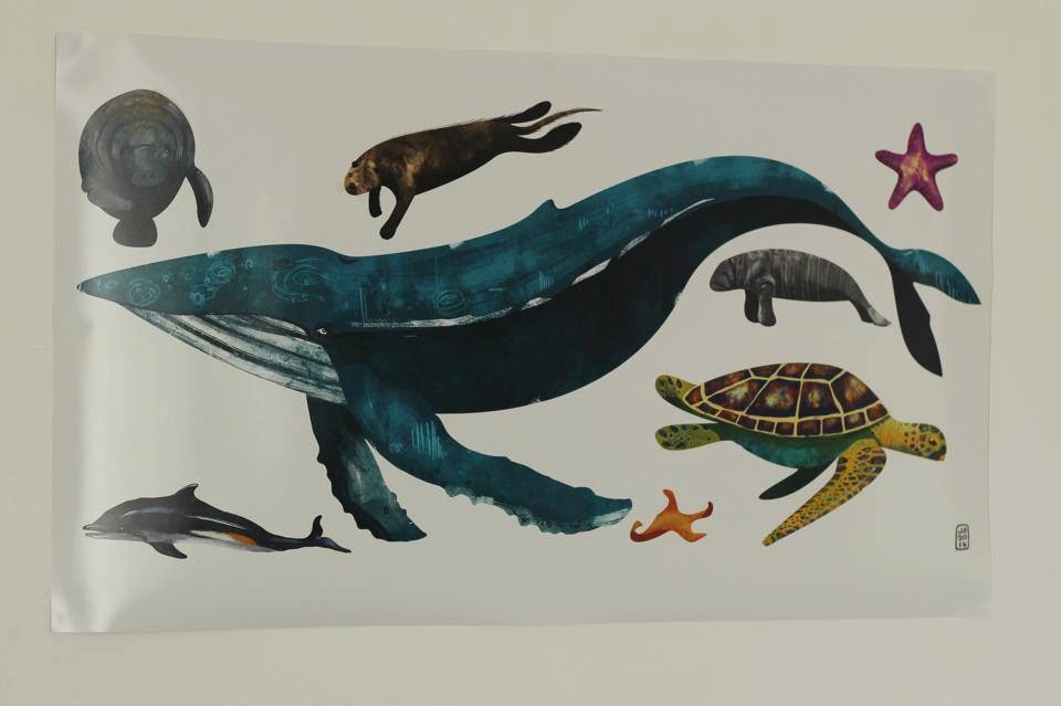 Sea Creatures Signed Print | Etsy