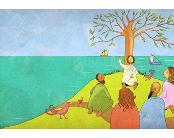 The Jesus Storybook Bible Signed Print page 224 225 | Etsy