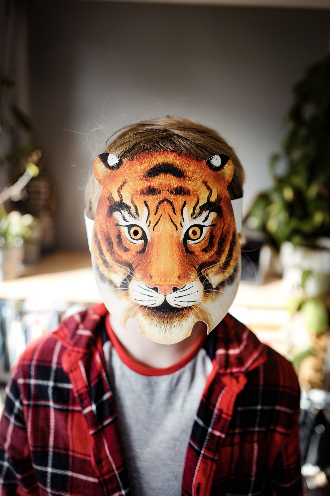 Tiger Mask - Print and Cut Out DIY Mask - Etsy