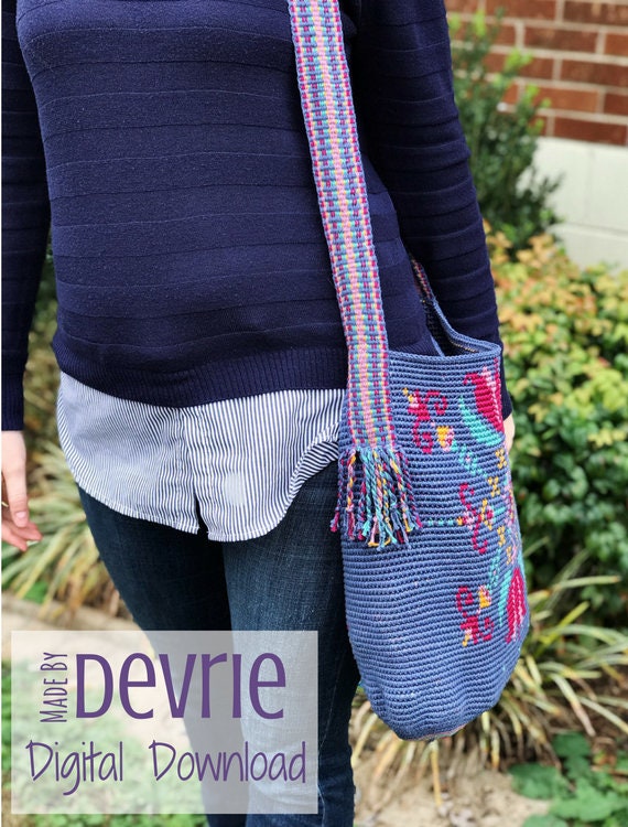 DIGITAL Download, Mochila Bag Pattern, Crochet Bag, Crochet Pattern ...