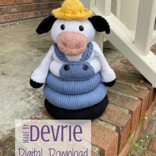 Knitted Bee Stackable Ring Toy DIGITAL DOWNLOAD Knitting - Etsy