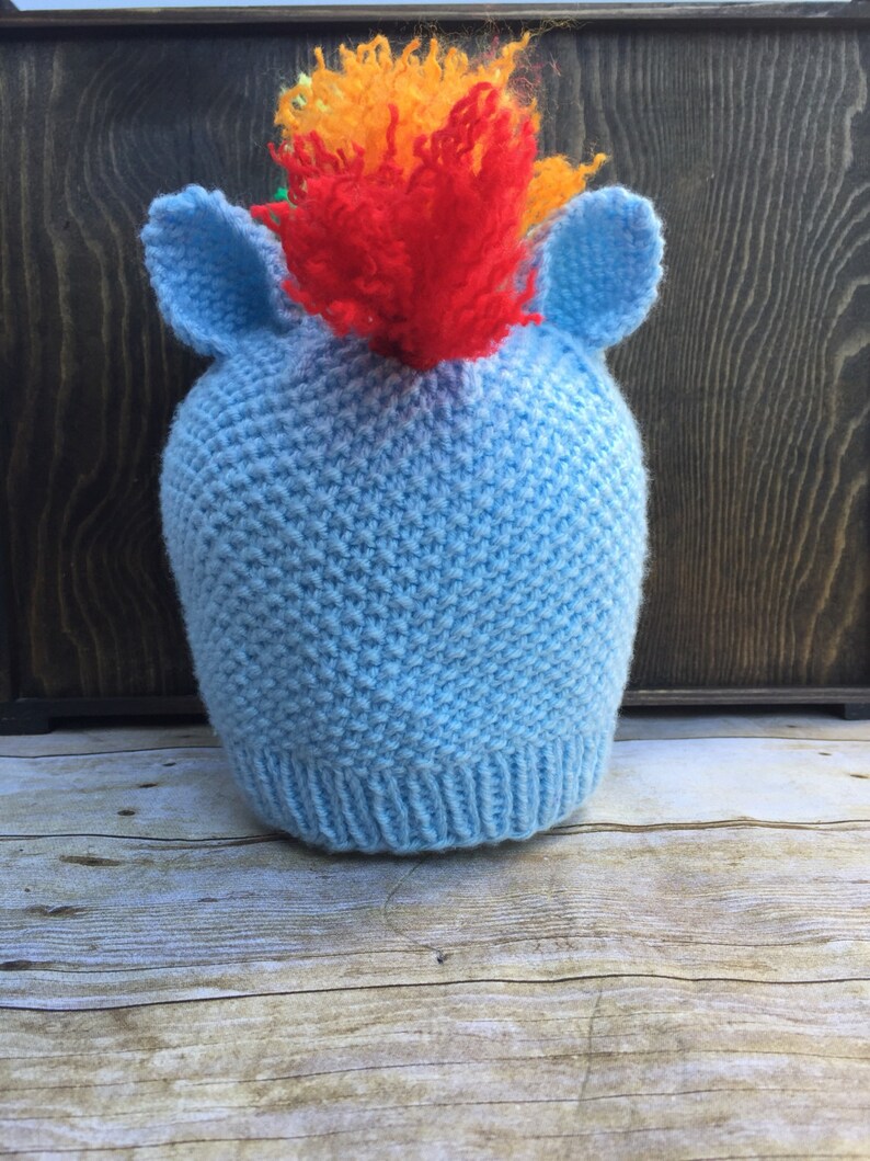 DIGITAL Download Pony Knitting Pattern KNITTING PATTERN Hat | Etsy