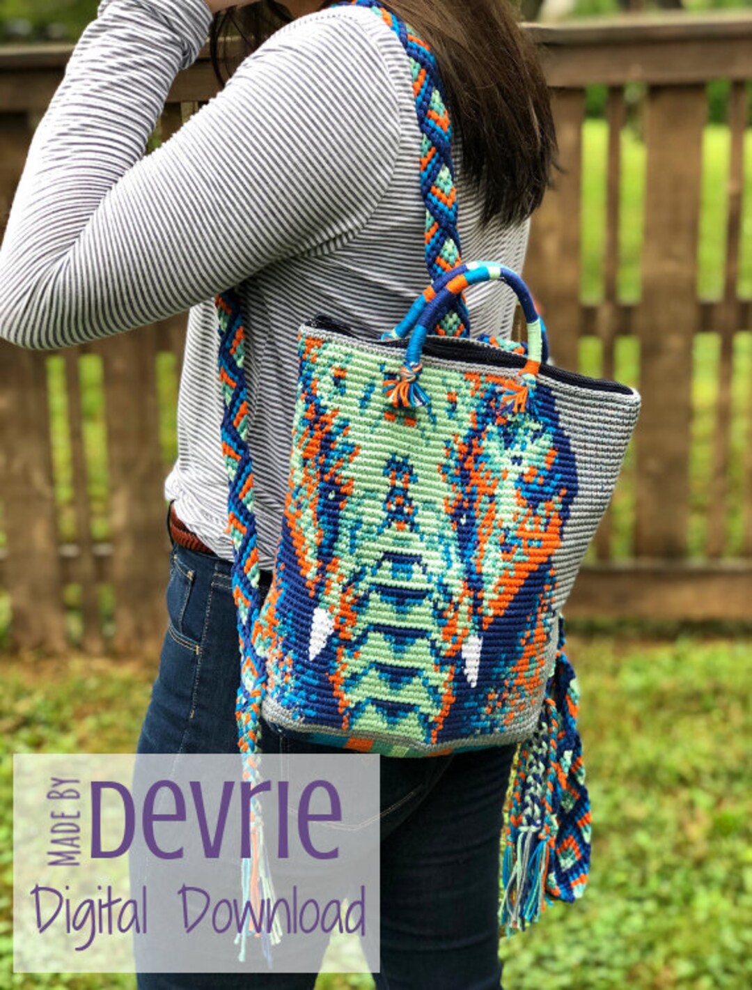 Mochila Bag Pattern, Crochet Backpack, Crochet Bag, Tapestry Crochet ...