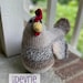 Comfort Chicken Knitting Pattern, Stuffed Chicken Pattern, Knitting Toy ...