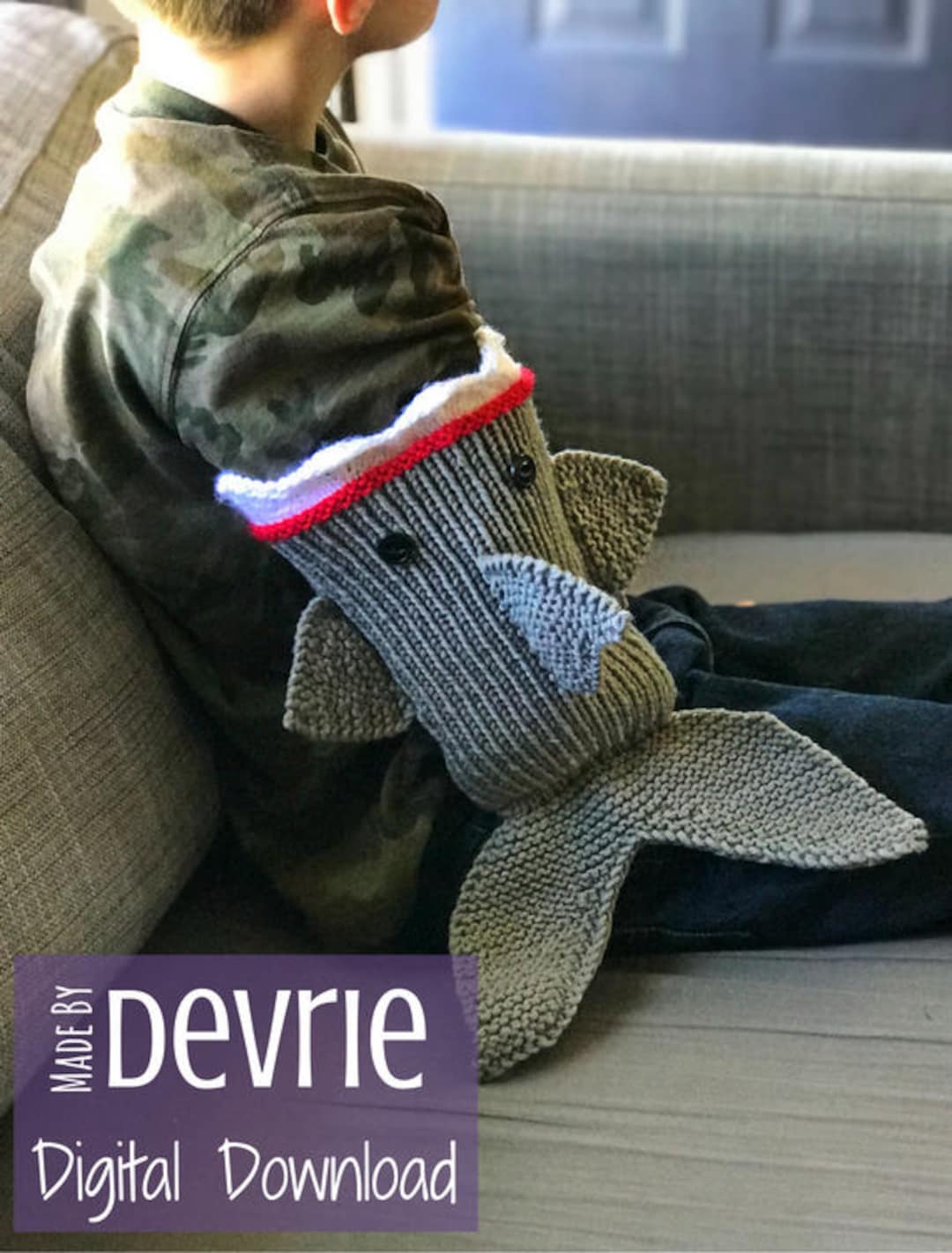 DIGITAL DOWNLOAD, Amputee Shark Cover, Shark Tail, Shark Cover ...