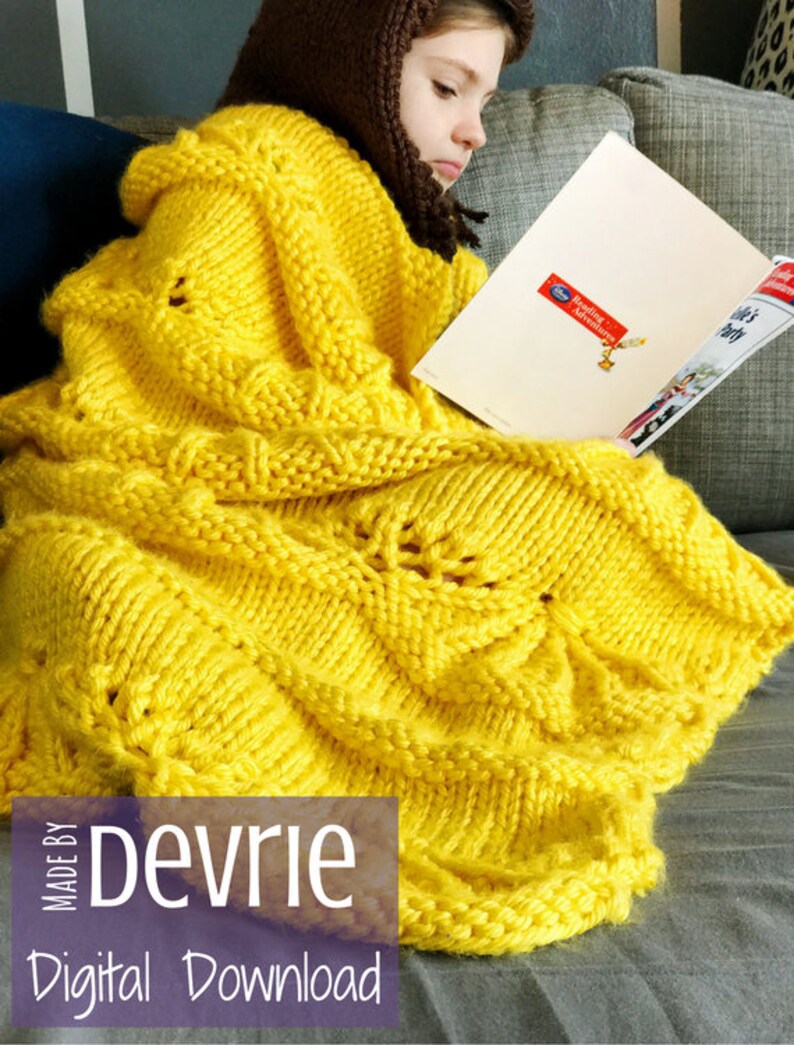 DIGITAL DOWNLOAD, Belle Inspired Blanket, Hooded Belle Inspired Blanket ...