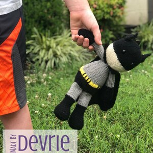 Superhero Toy. Knit Toy, Knitting Pattern, Comic Superhero, Knit ...