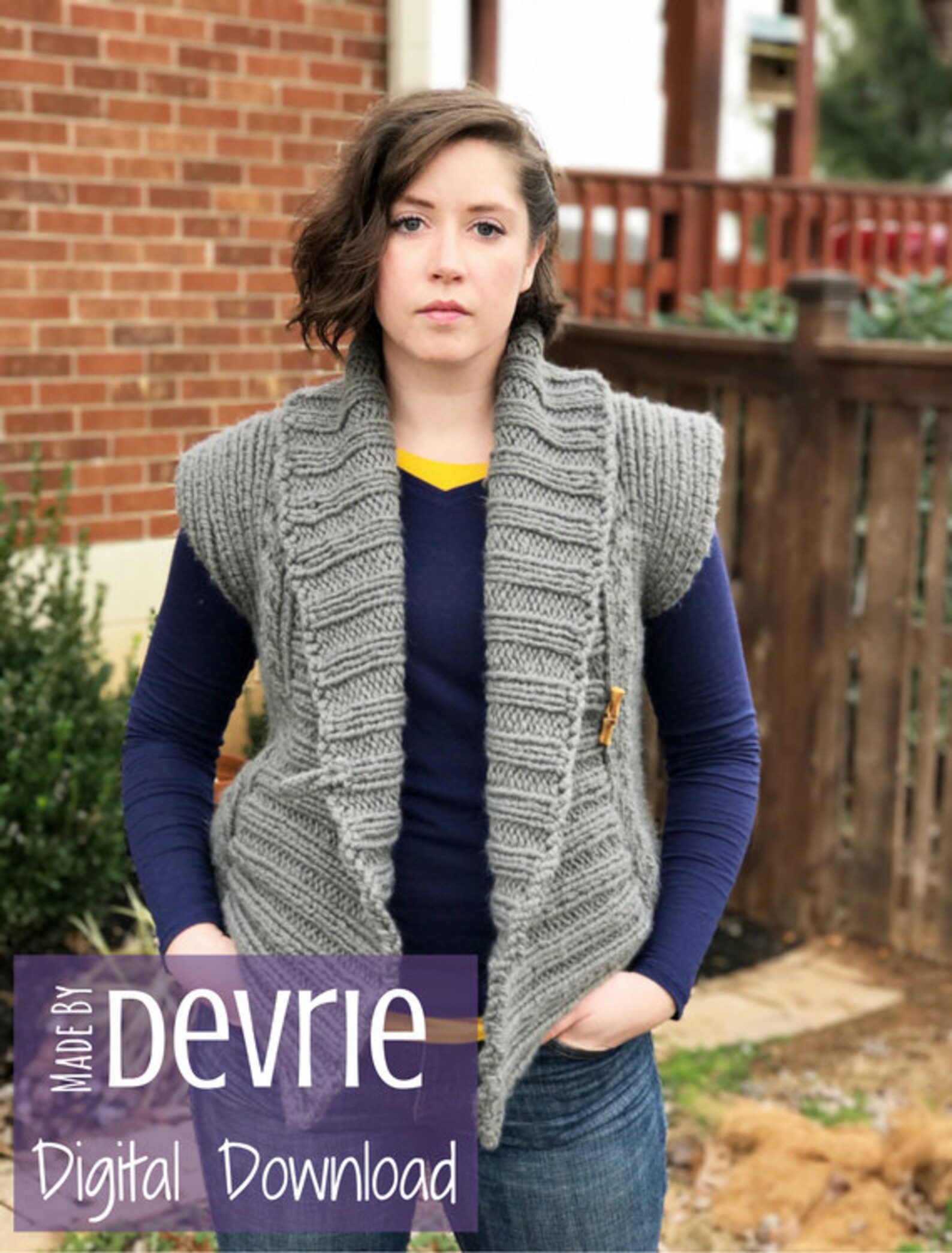 DIGITAL DOWNLOAD Knit Jacket Knit Sweater Knit Vest - Etsy