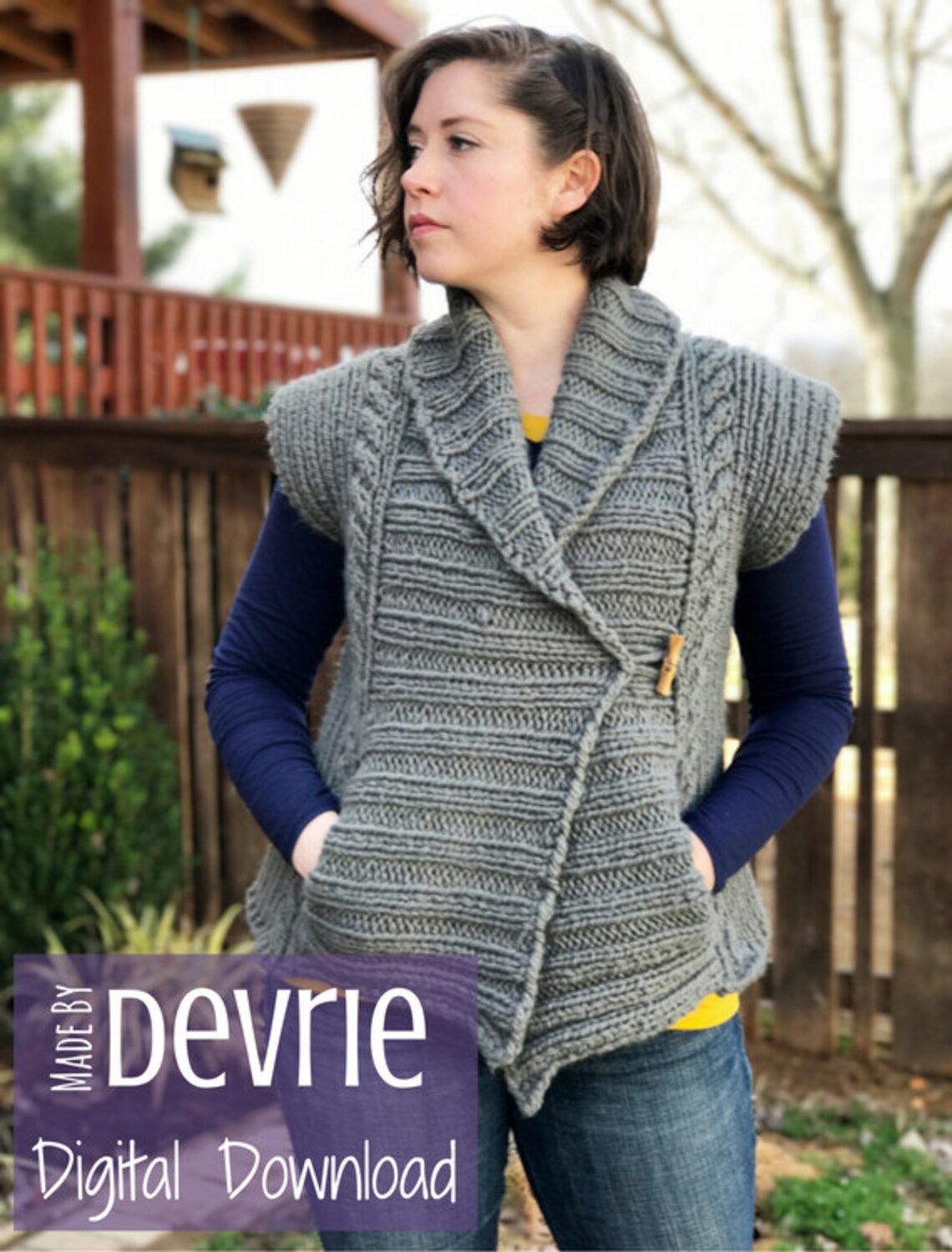 DIGITAL DOWNLOAD Knit Jacket Knit Sweater Knit Vest - Etsy