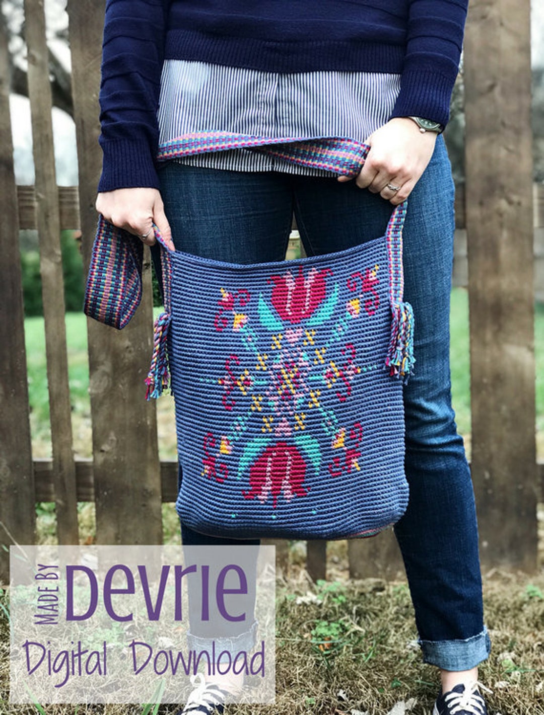 DIGITAL Download, Mochila Bag Pattern, Crochet Bag, Crochet Pattern ...