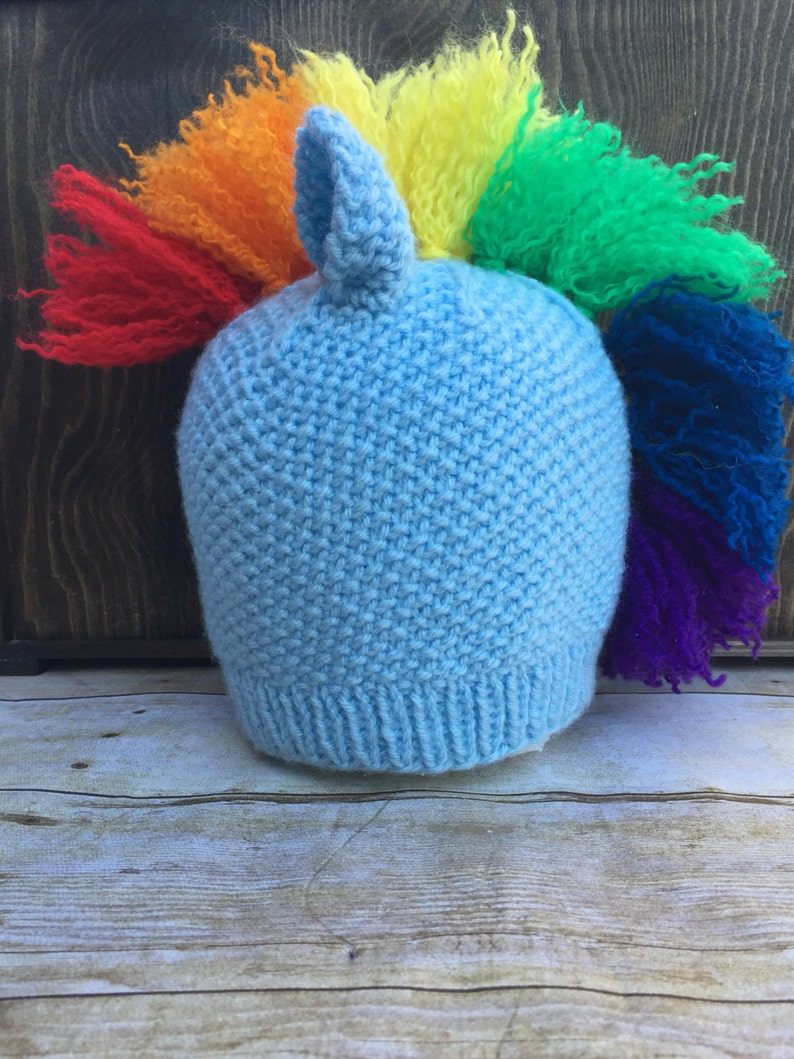 DIGITAL Download Pony Knitting Pattern KNITTING PATTERN Hat | Etsy