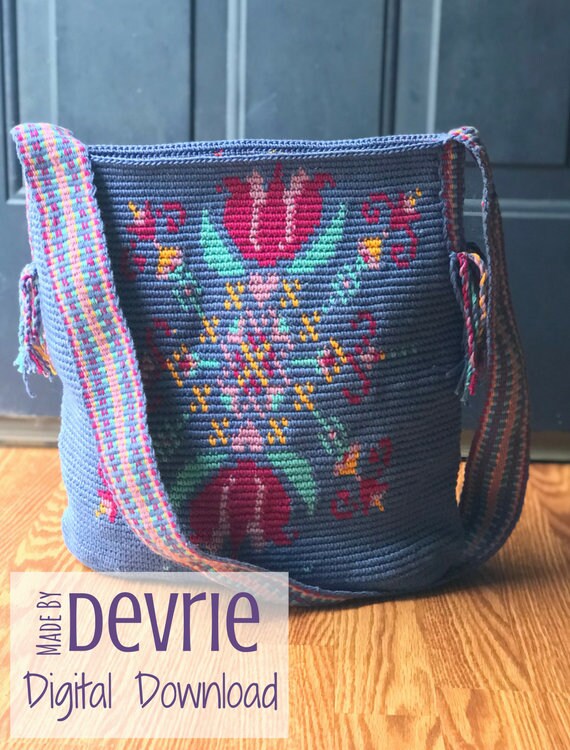 DIGITAL Download, Mochila Bag Pattern, Crochet Bag, Crochet Pattern ...