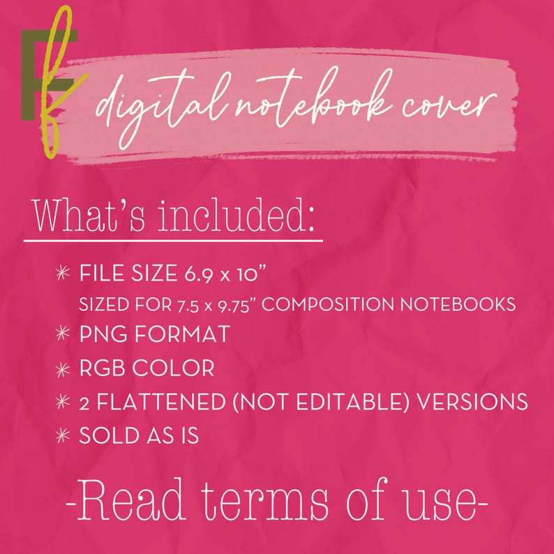 Printable Composition Notebook Cover PNG Rainbow Unicorn Personal ...