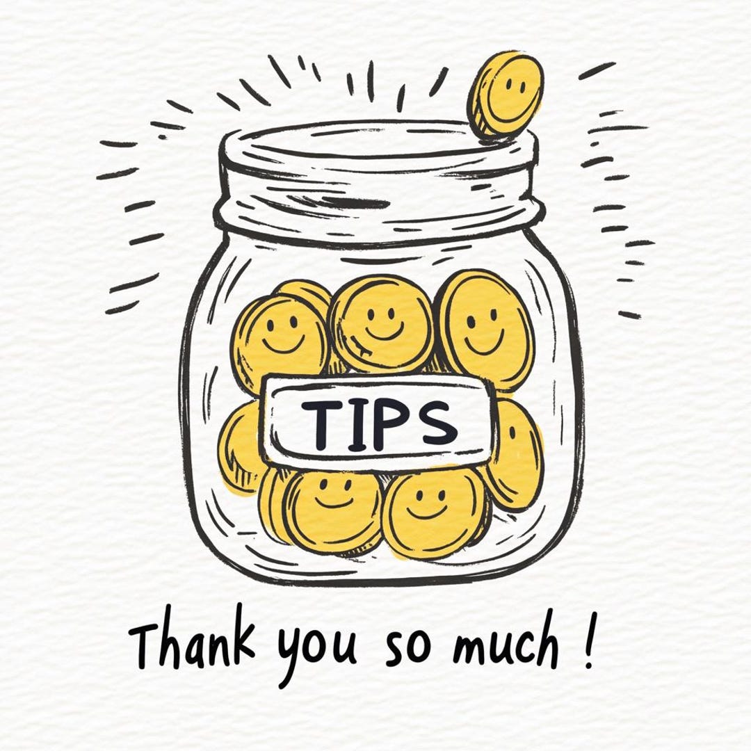 Thank You for Your TIPS!!!!! - Etsy