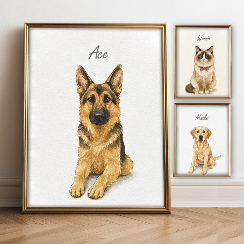 Custom Dog Poster - Etsy