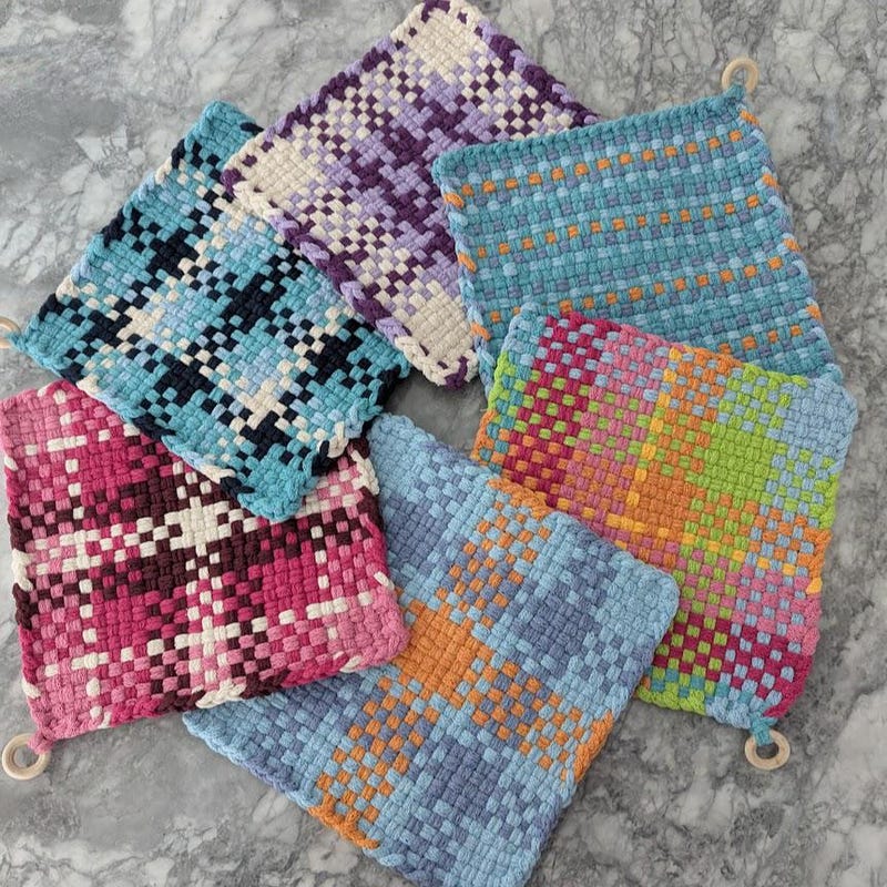 Woven Potholder - Etsy