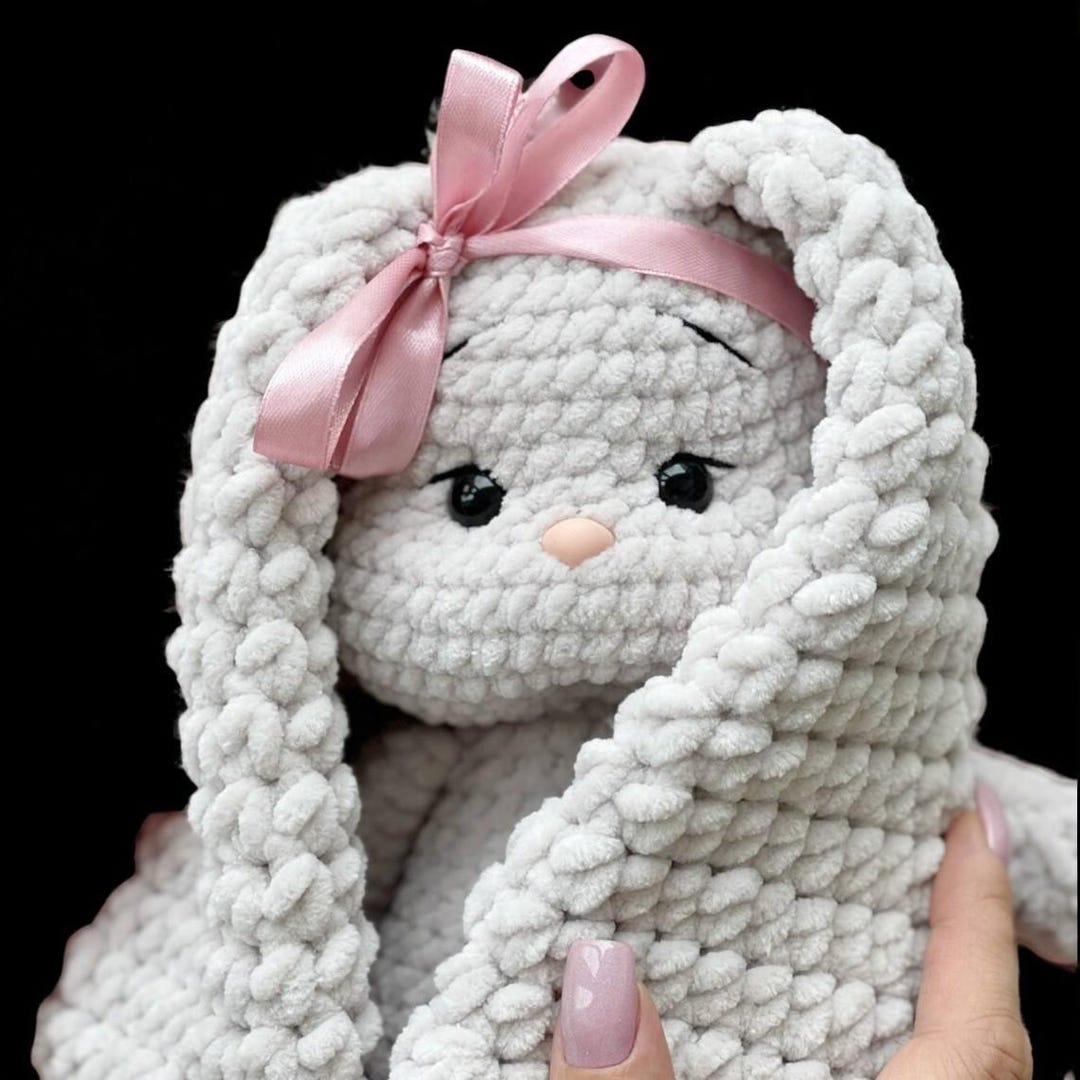 Velvet Bunny Amigurumi Pattern, Amigurumi Rabbit Pattern, Beginner ...
