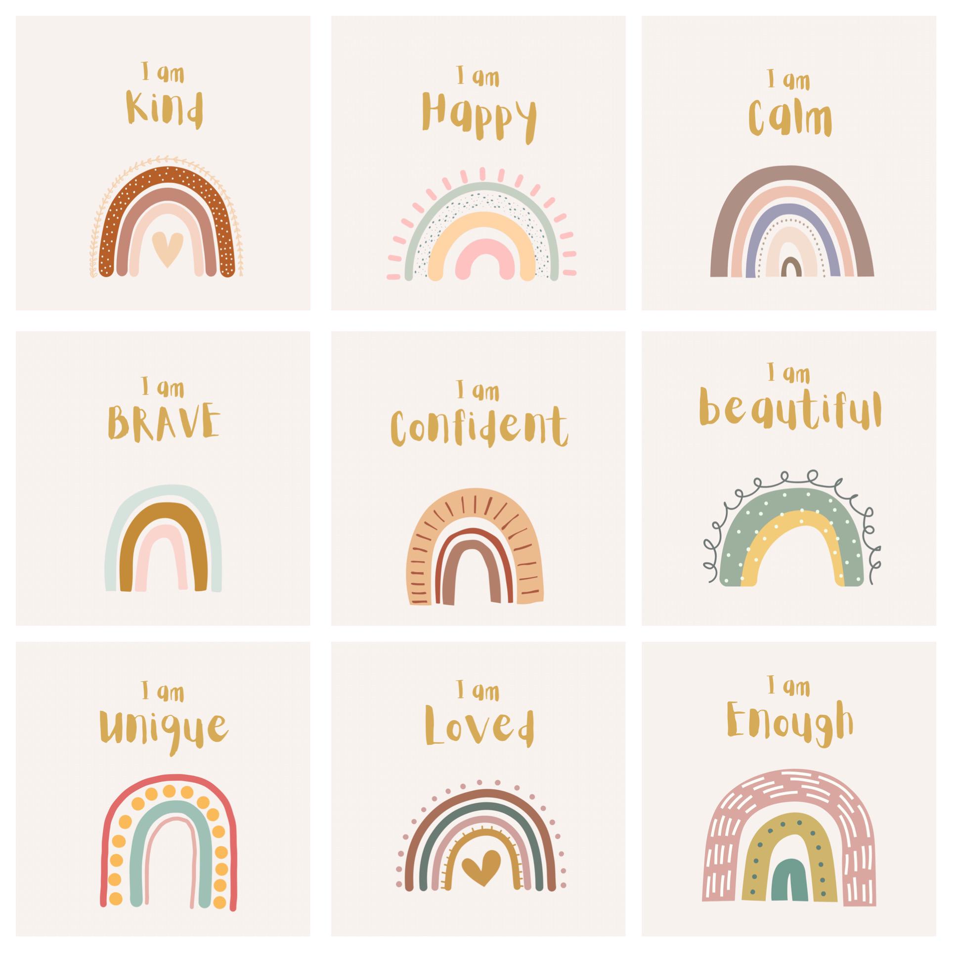 Printable Affirmation Posters for Kids - Etsy