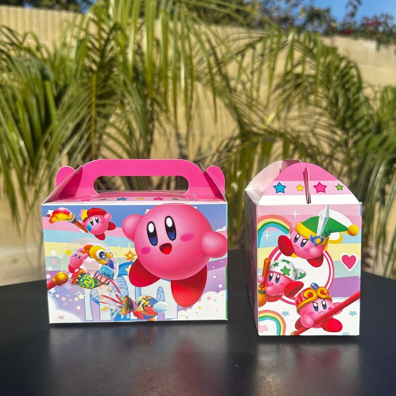 10PC Kirby Star Party Gift Box Set Bracelet Decoration Supplies ...