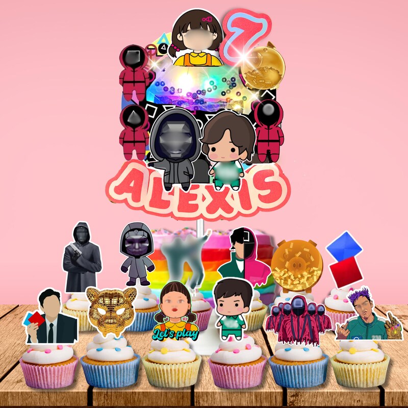 Squidgames Cake Topper - Etsy