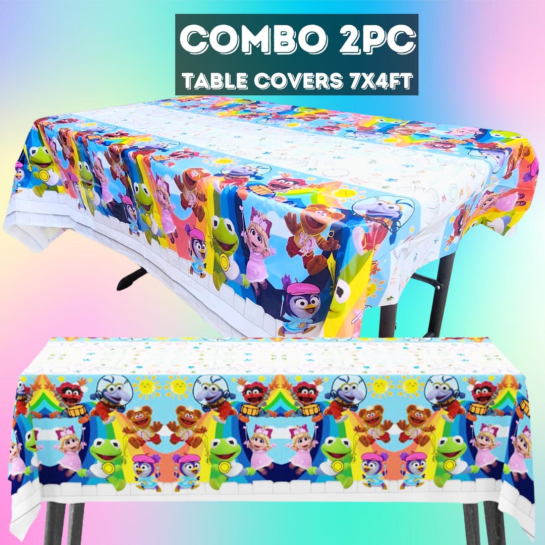 Set Table Tableware Muppet Babies Hanging Swirls Honeycomb Banner ...