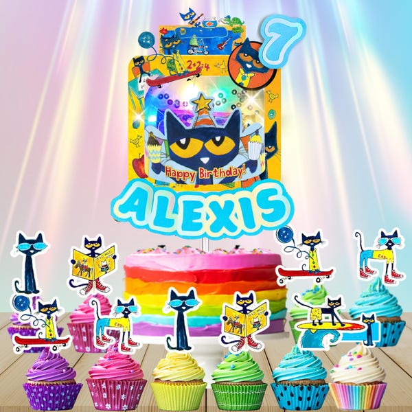 Cat Cake Topper - Etsy