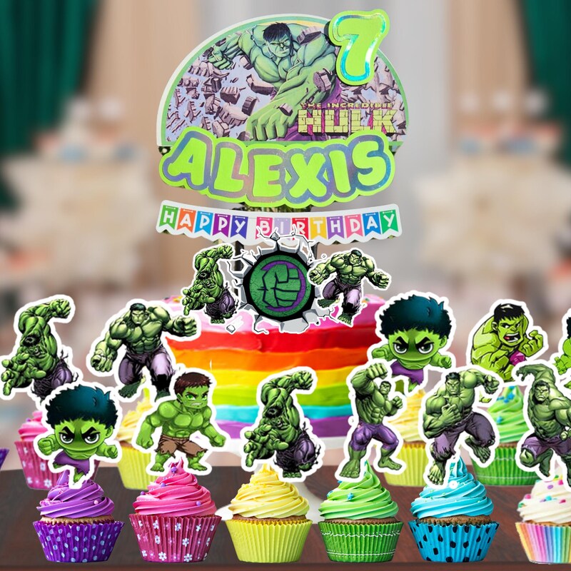 Hulk Cake Topper - Etsy