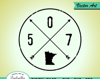 Area Code Svg - Etsy